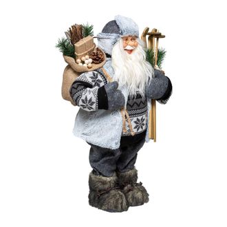 Fééric Lights & Christmas Tradi Ski Weihnachtsmann 60 cm