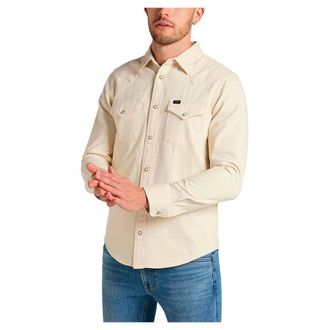 Lee Mens Regular Western Shirt, Ecru, X-Large