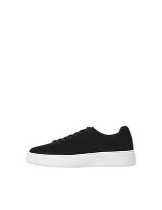 Jack & Jones Baskets en Cuir pour Homme Jfwstockholm Ln, Noir, 45 EU