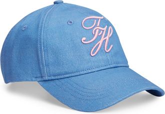 Tommy Hilfiger Cap Tommy Hilfiger Logo Embroidery Baseball Cap AW0AW18338 Blau