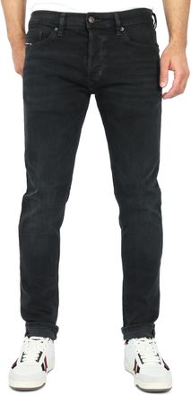 Diesel Herren Slim Tapered Fit Röhren Jeans - Tepphar-X, Größe:W36, Farbe:RB064 - Schwarz, Länge:L32