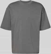 Review Oversized T-Shirt mit Logo und Rundhalsausschnitt