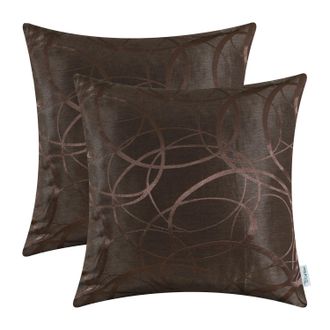 CaliTime Kissen Fällen calitime 2 Pack Polyester & Polyester blendcushion Überwurf Kissen Displayschutzfolie Muscheln für Couch Sofa Schlafzimmer Home Weihnach