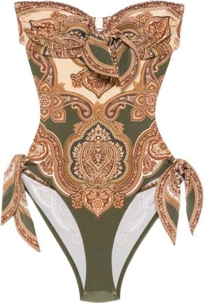 Zimmermann Femme, Maillots de bain, Multicolore, Taille: 38 FR Maillot de Bain Mahon Scarf