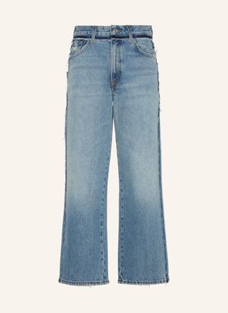 7 For All Mankind Jeans Straight Straight Fit blau