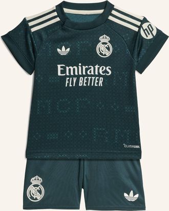 adidas Real Madrid 26/27 Kids Ausw&auml;rtsausr&uuml;stung gruen