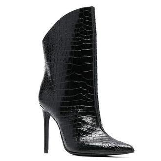 Generic Bottines à Talons Aiguilles pour Femmes Bottines Sexy à Bout Pointu Soirées de Bal Formelles Bottine Courtes à Talons Hauts Chaussures Classiques Mode