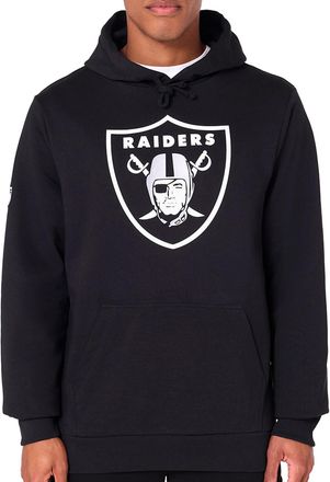 New Era Las Vegas Raiders NFL Team Logo Hoody Schwarz Kapuzenpullover - XXL