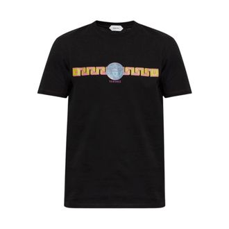 Versace Homme, Tops, Noir, Taille: M T-Chemises