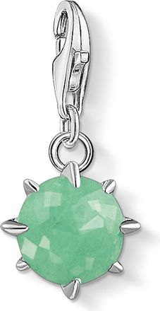 Thomas Sabo Thomas Sabo Damen-Charm-Anhänger Geburtsstein Mai 925 Sterlingsilber