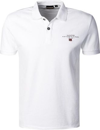 Napapijri Herren Polo-Shirt wei&szlig;