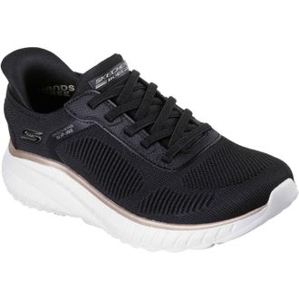 Skechers BOBS Sport Squad Chaos Textil Damen Sneakers Schwarz/Gold