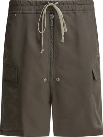 Rick Owens Homme, Shorts, Gris, Taille: S Cotton Cargo Shorts