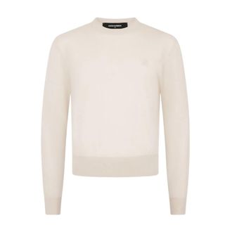 Dsquared2 Rundhalspullover - - Knitwear - Herren - Beige - XL