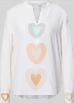 Herzen&rsquo;s Angelegenheit Relaxed Fit Tunika-Bluse mit Allover-Motiv-Print