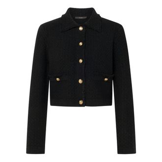 Windsor Strickjacke - - Knitwear - Damen - Schwarzk - M