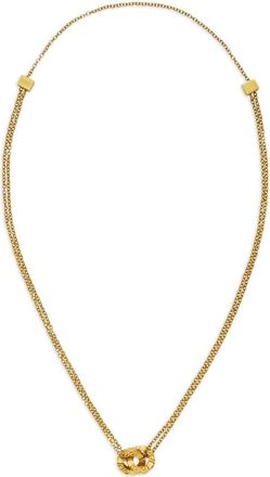 Versace Femme, Accessoires, Jaune, Taille: ONE Size Greca Necklace