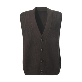 Nine In The Morning V-Ausschnitt Strickjacke - - Knitwear - Herren - Braun - M