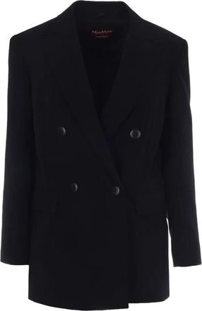 Max Mara Casualjacke - Schwarz