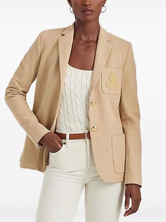 Lauren Ralph Lauren blazer à broderies - Tons neutres