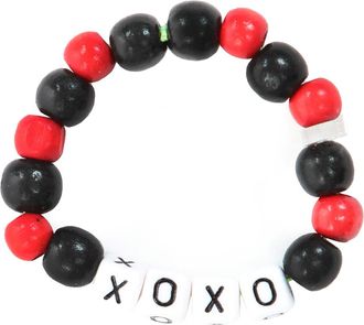 Lauren Rubinski Bracelet Love Beads Bois XOXO