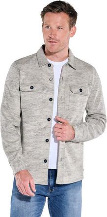 Engbers Sweatshirt engbers Herren Overshirt strukturiert, Braunbeige