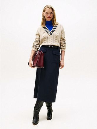 Tommy Hilfiger Jupe midi ajustée