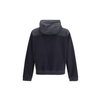 Moncler Polartec Hooded Hybrid Jacket - Black