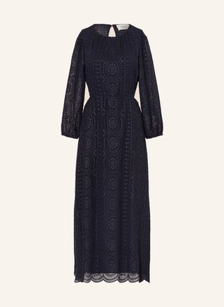 BA&SH Ba&Sh Kleid Bettina Aus Lochspitze Mit Cut-Outs blau