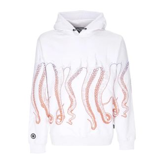 Octopus Gradient Hoodie - - Sweatshirts & Hoodies - Herren - Wei&szlig; - XL
