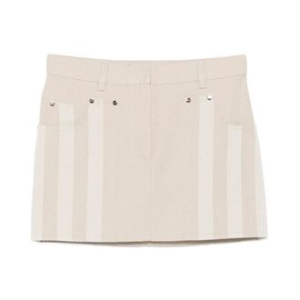 Fendi Damen, R&ouml;cke, Beige, XSGr&ouml;&szlig;e