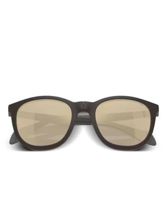 Emporio Armani lunettes de vue rectangulaires - Gris