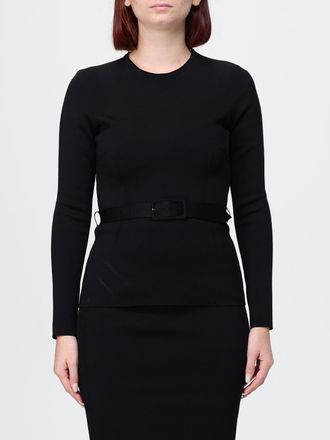 Tom Ford Top slim fit &agrave; manches longues en viscose avec ceinture &agrave; la taille