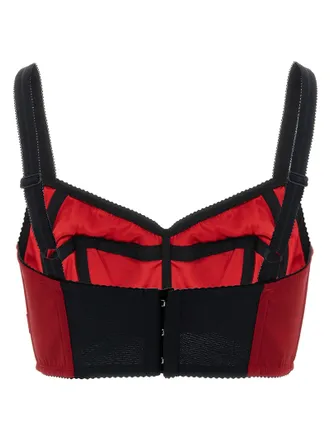 Dolce & Gabbana Bustier Top - Red