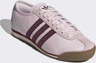 adidas Originals Italia - Chaussures style ann&eacute;es 70 - Rose p&acirc;le/bordeaux/dor&eacute;