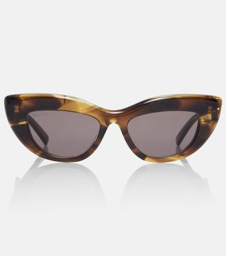 Gucci Lunettes de soleil oeil-de-chat Double G
