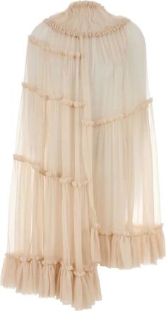 Dries Van Noten Femme, Robes, Rose, Taille: 38 FR Skin Crepe Dress