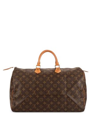 Louis Vuitton sac &agrave; main Speedy 40 &agrave; motif monogramm&eacute; - Marron