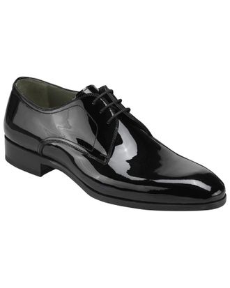 Magnanni Galaschuhe aus Lackleder in Derby-Form in