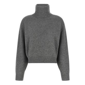 Brunello Cucinelli Monili Rollkragenpullover - - Knitwear - Damen - Grau - XS