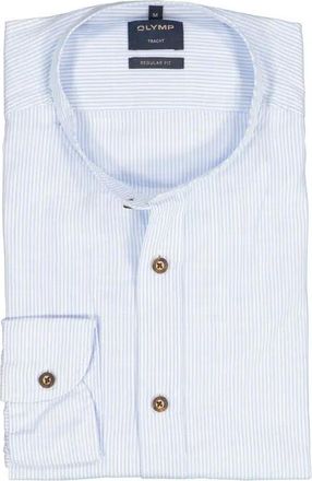 Olymp Herren Hemden blau Baumwolle