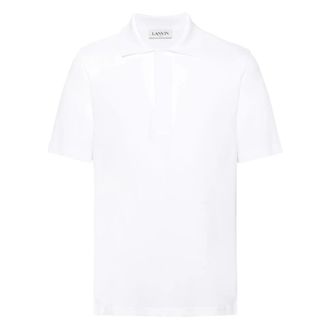 Lanvin Regular Poloshirt - - Tops - Herren - Wei&szlig; - M