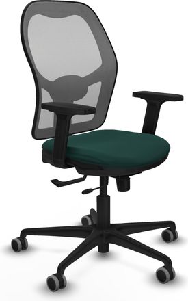 Piqueras y Crespo 8H Chorquera B&uuml;rostuhl mit 2D-Armen, h&ouml;henverstellbare Lendenwirbelst&uuml;tze, ausgestattet mit Syncro/Traslack und injiziertem Schaum. Mit Rollen von 65 