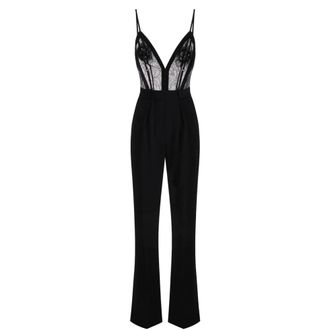 Elisabetta Franchi Jumpsuit - - Jumpsuits & Playsuits - Damen - Schwarzk - 2XL