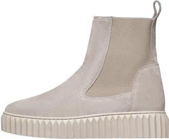 Voile Blanche Bottes chelsea en su&egrave;de, Gris- 37
