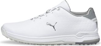Puma Puma Herren Proadapt Alphacat Leder Golfschuh, White Silver, 44 EU