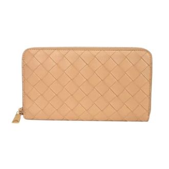 Bottega Veneta Portefeuille Long zipp&eacute; Maxi zipp&eacute; doccasion - Femme - Pre-owned - Beige - Taille: ONE Size