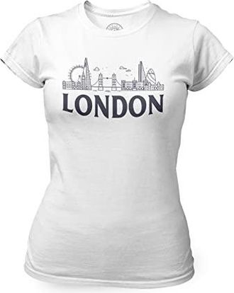 Fabulous T-Shirt Femme Col Rond London Minimalist Londres Voyage Angleterre