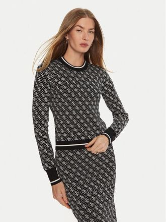 Guess Pullover Lise W4BR21 Z37K0 Schwarz Slim Fit