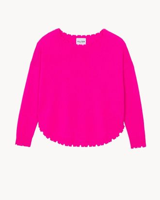 Kujten Pull cachemire col rond liquette - Pull Mela